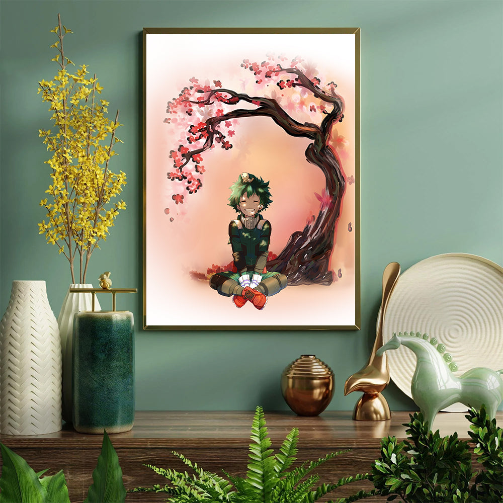 Midoriya Izuku My Hero Academia Anime Cherry Blossom- Living Room - Ca