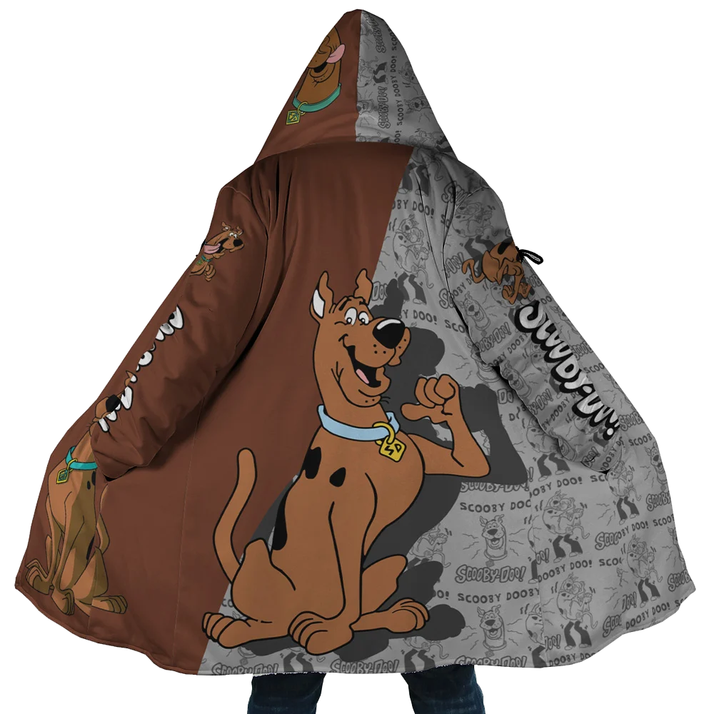 Scooby Doo WB AOP Hooded Fleece Cloak Coat