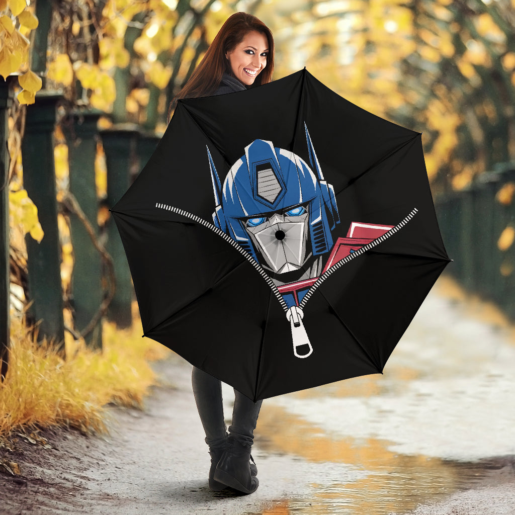 Optimus Prime Transformers Unzipped Umbrella