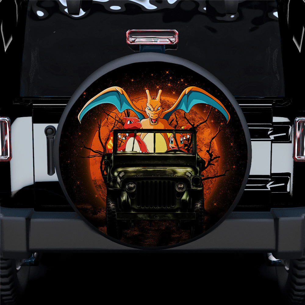 Charizard Charmender Pokemon Ride Jeep Moonlight Halloween Funny Car S