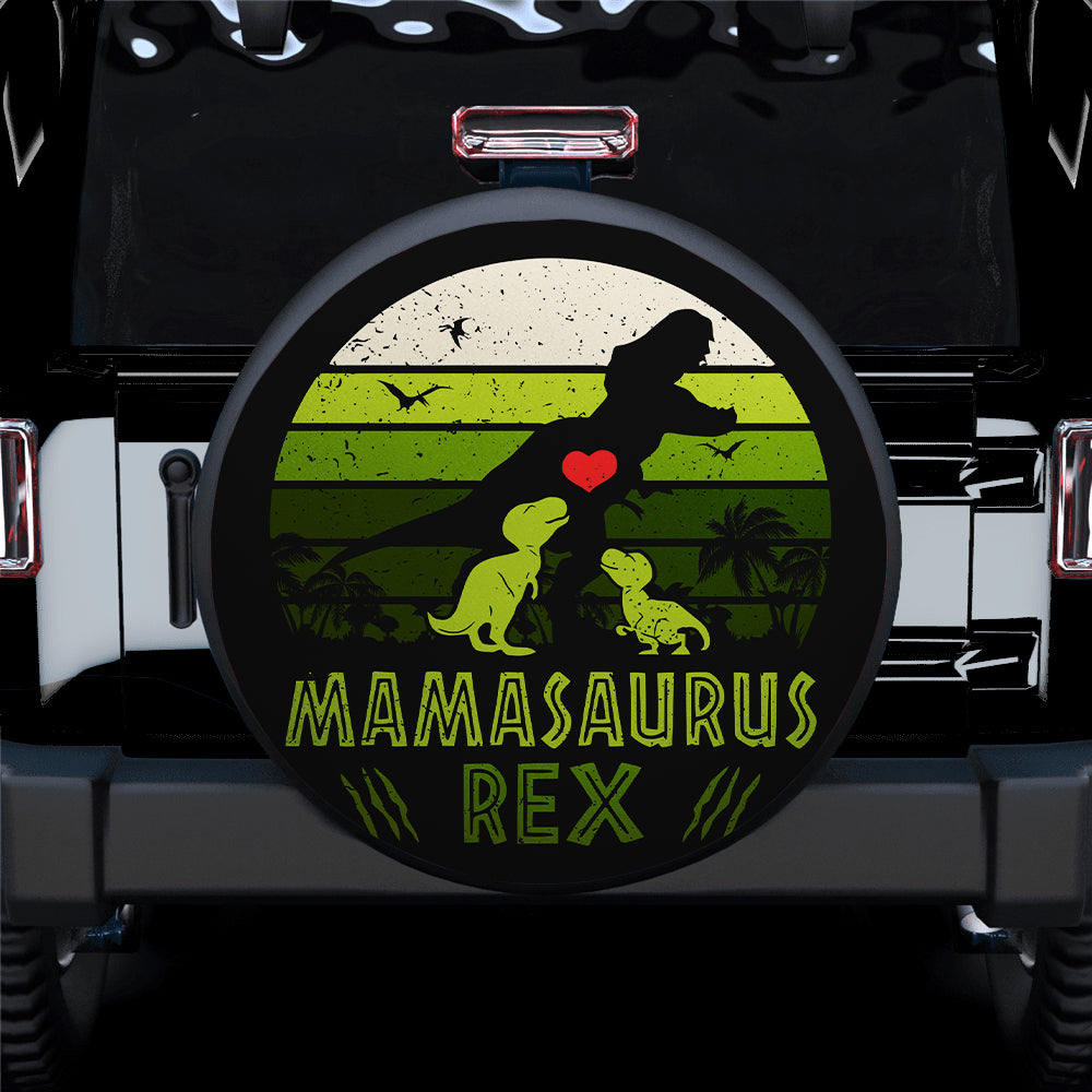 Mama T-Rex Funny Car Spare Tire Covers Gift For Campers