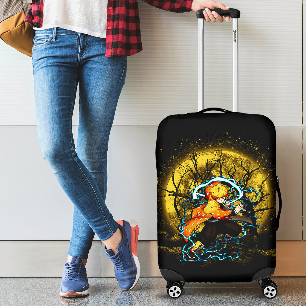 Zenitsu Demon Slayer Moonlight Luggage Cover Suitcase Protector