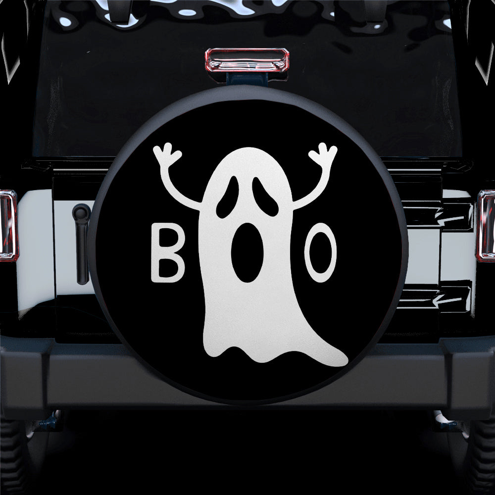 Ghost Boo Car Spare Tire Cover