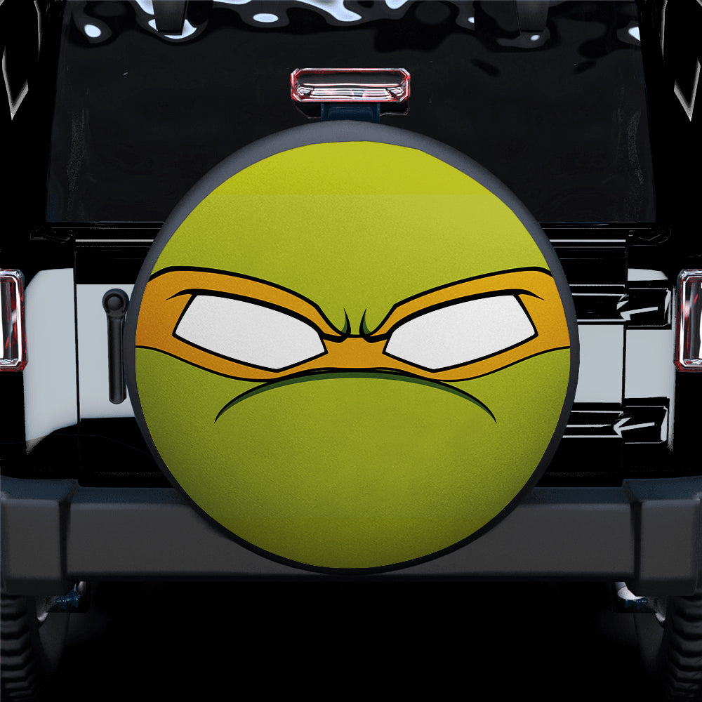 TMNT Ninja Turtle Eyes Yellow Jeep Car Spare Tire Cover